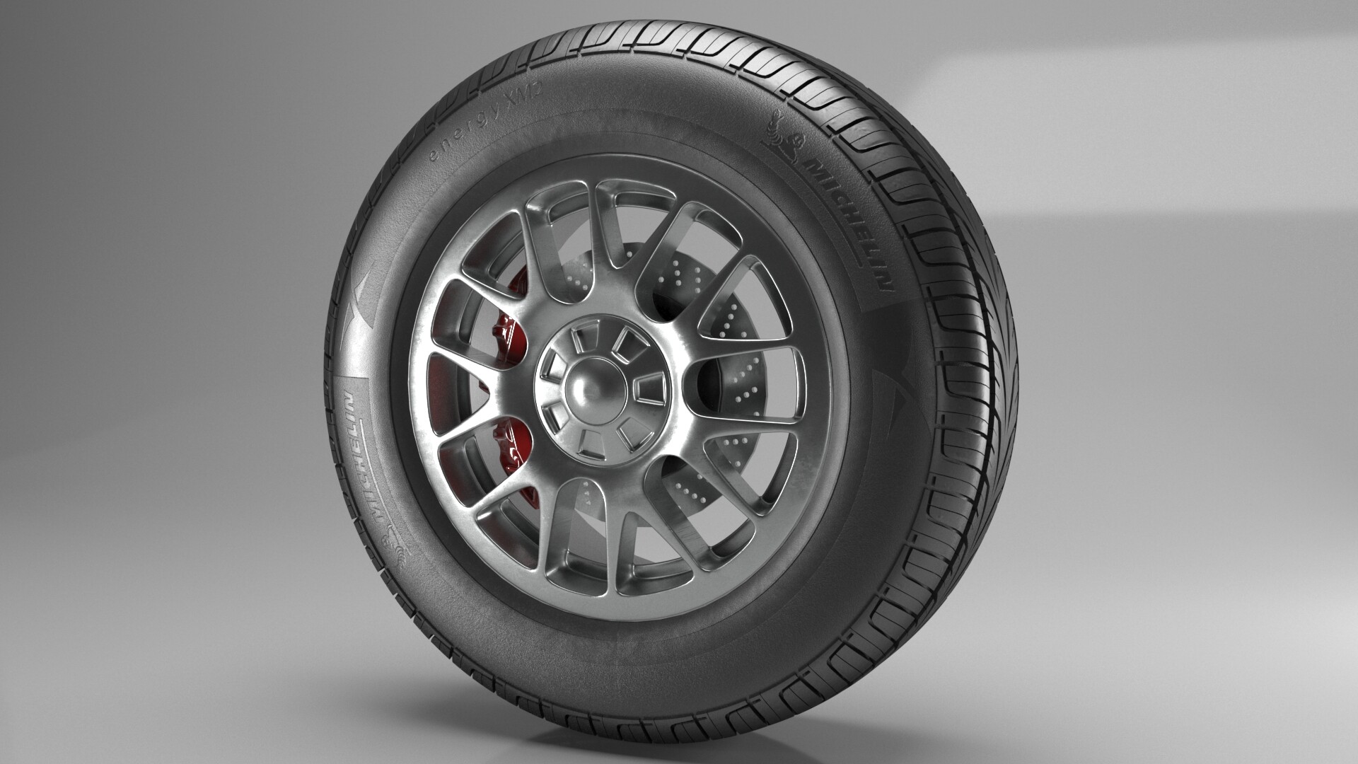 ArtStation - 3d model car wheel