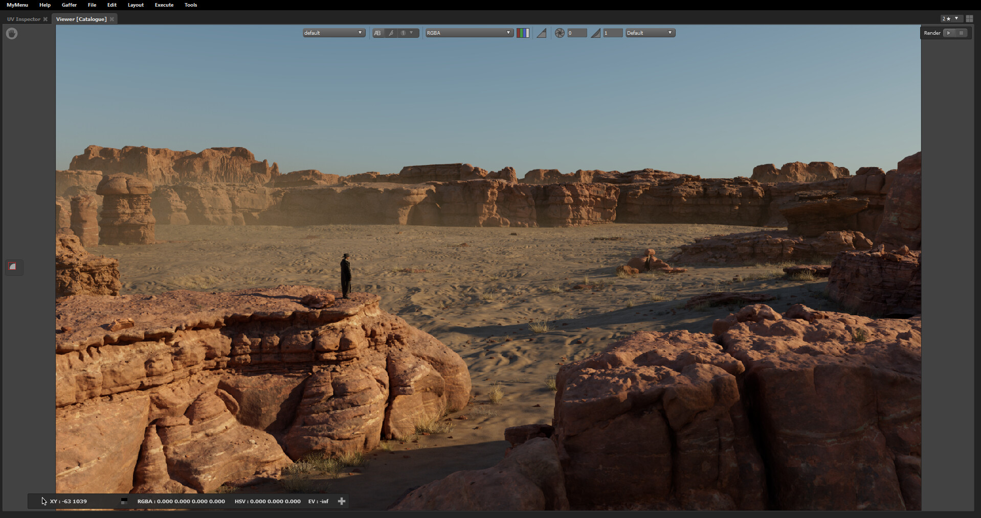apsal yaqub - Canyon environment - Gaffer