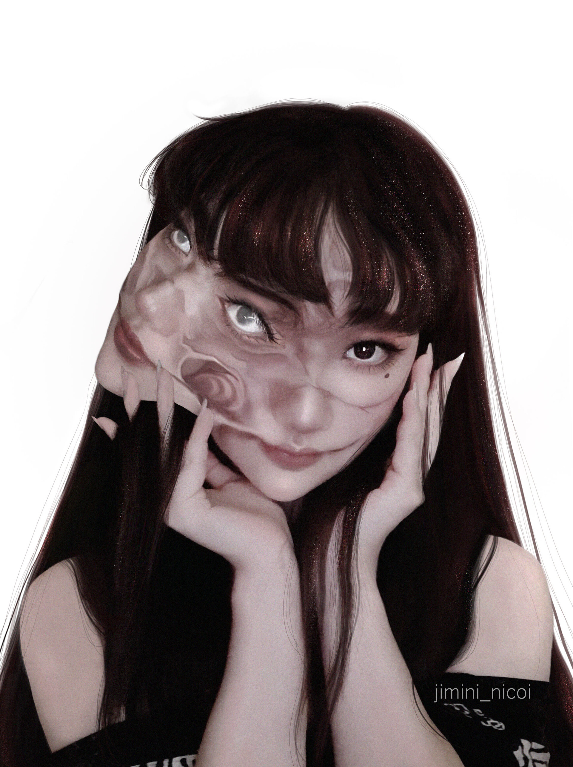 ArtStation - Tomie Selfie - cosplay-fanart (2021)