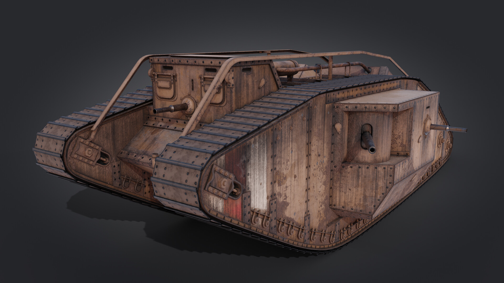 ArtStation - Mark IV Tank (Game Ready)