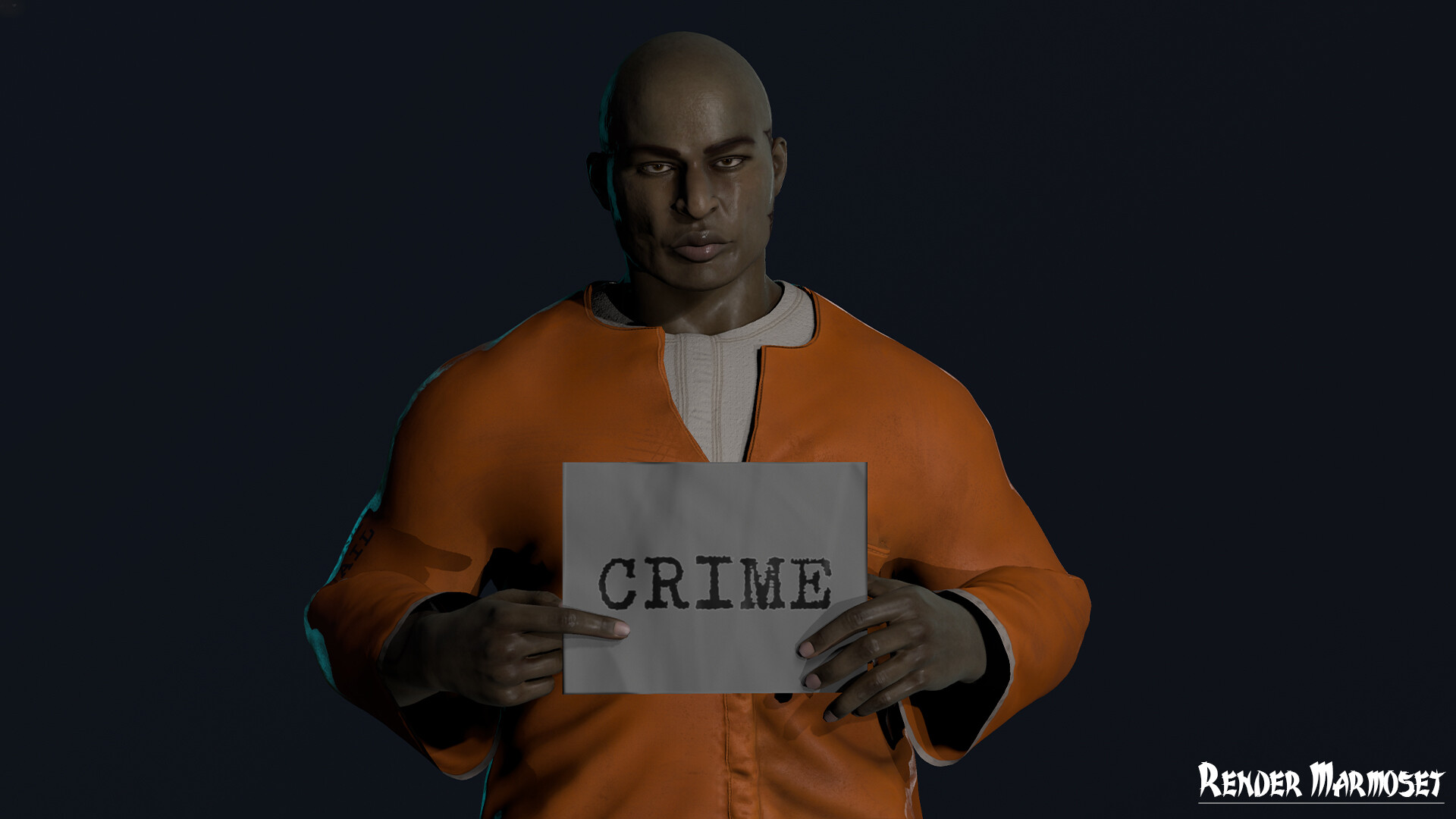 "SDKwarrior" - Criminal 3d low poly game ready