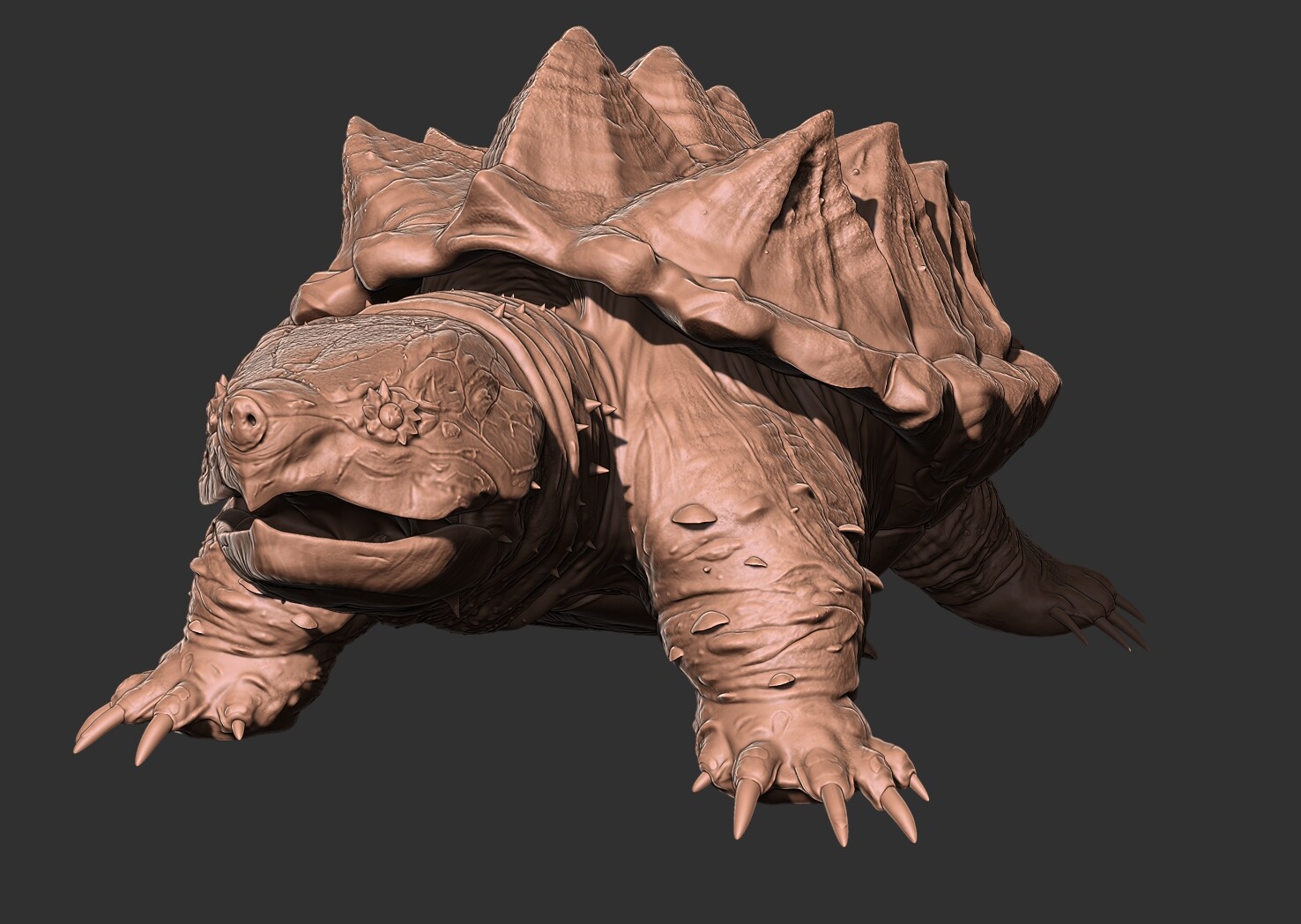 ArtStation - |WIP| Alligator Snapping Turtle