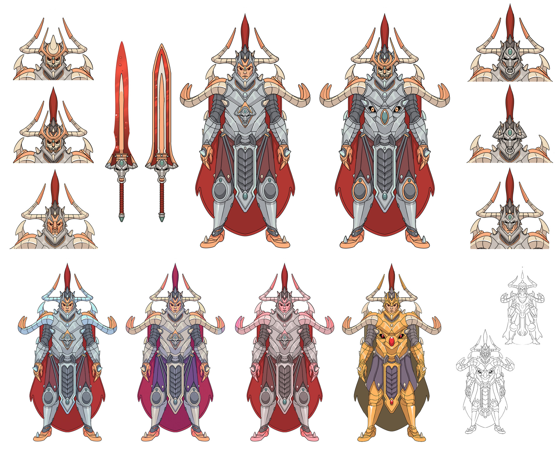 ArtStation - Ares Character Sheet