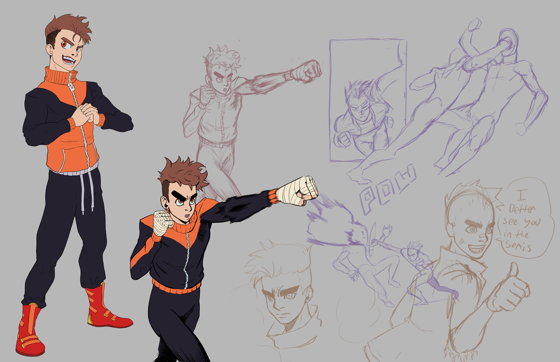 ArtStation - Character Design Sketches: Marco