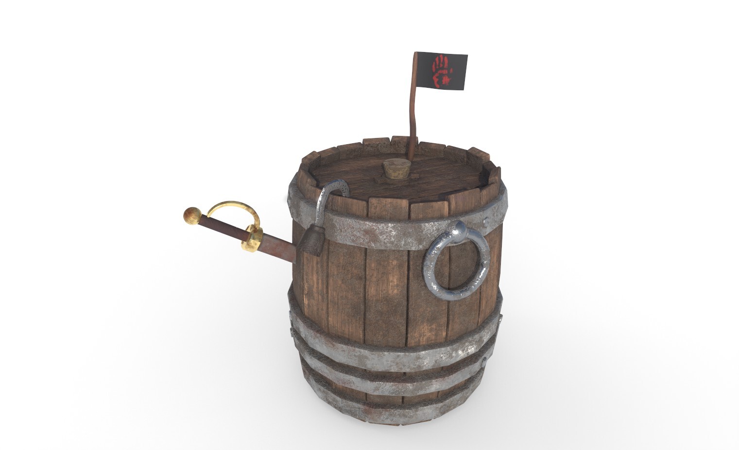 ArtStation - Pirate Barrel
