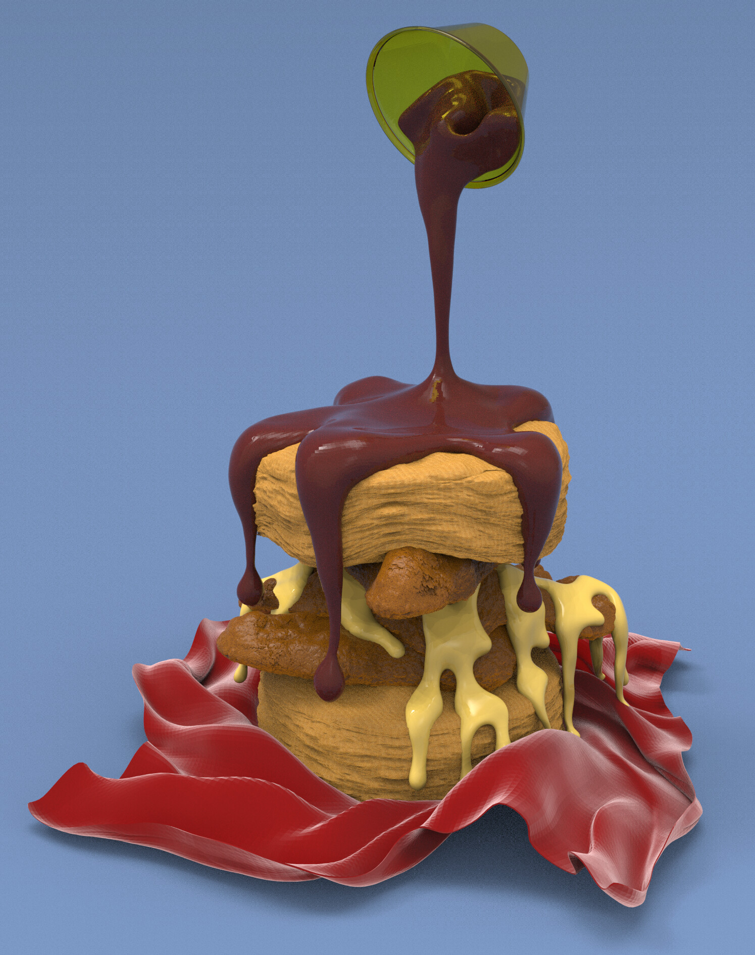 ArtStation - Chicken Burger 3th