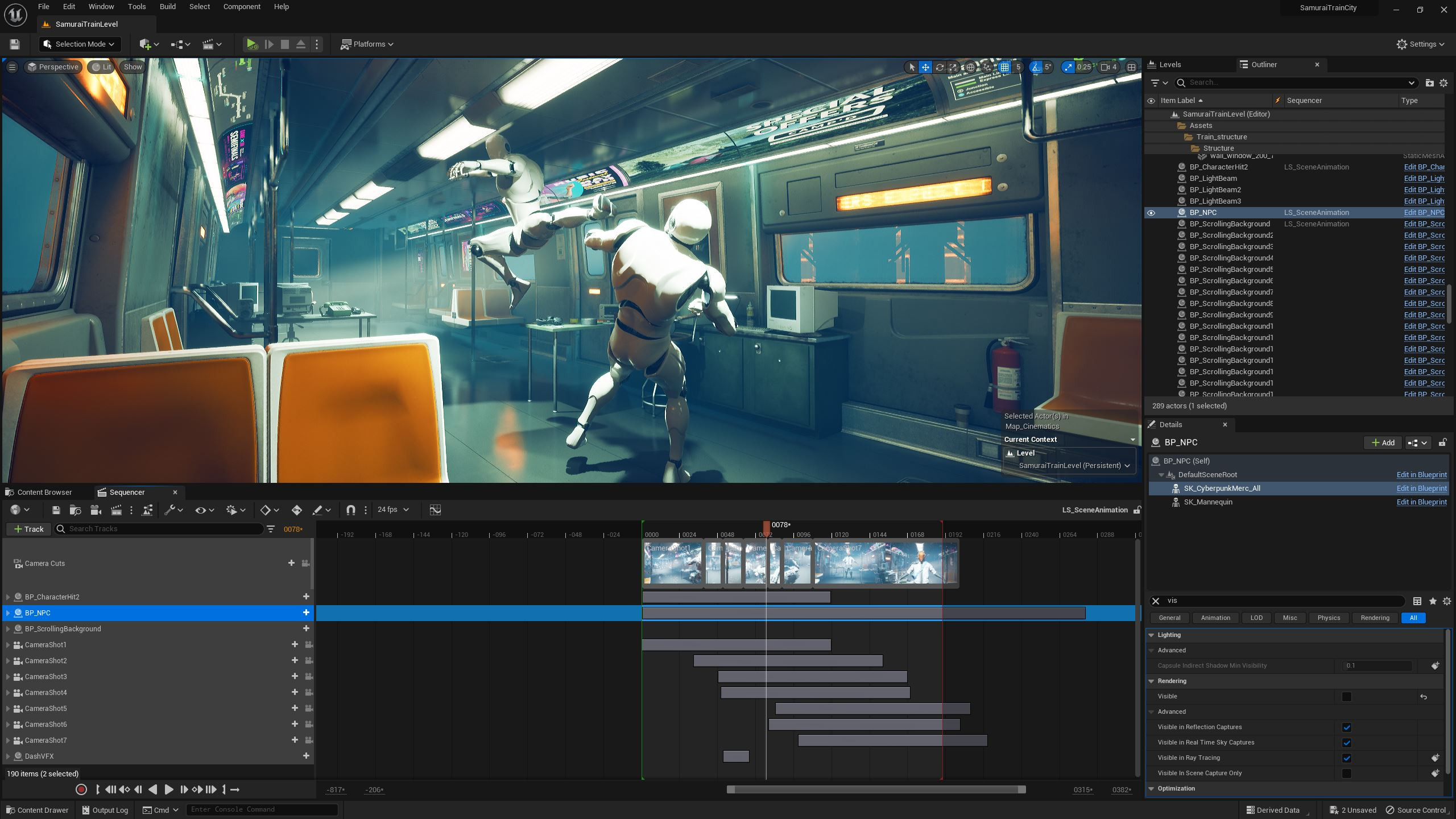 Matthew Palaje - Train Action Scene | Unreal Engine 5