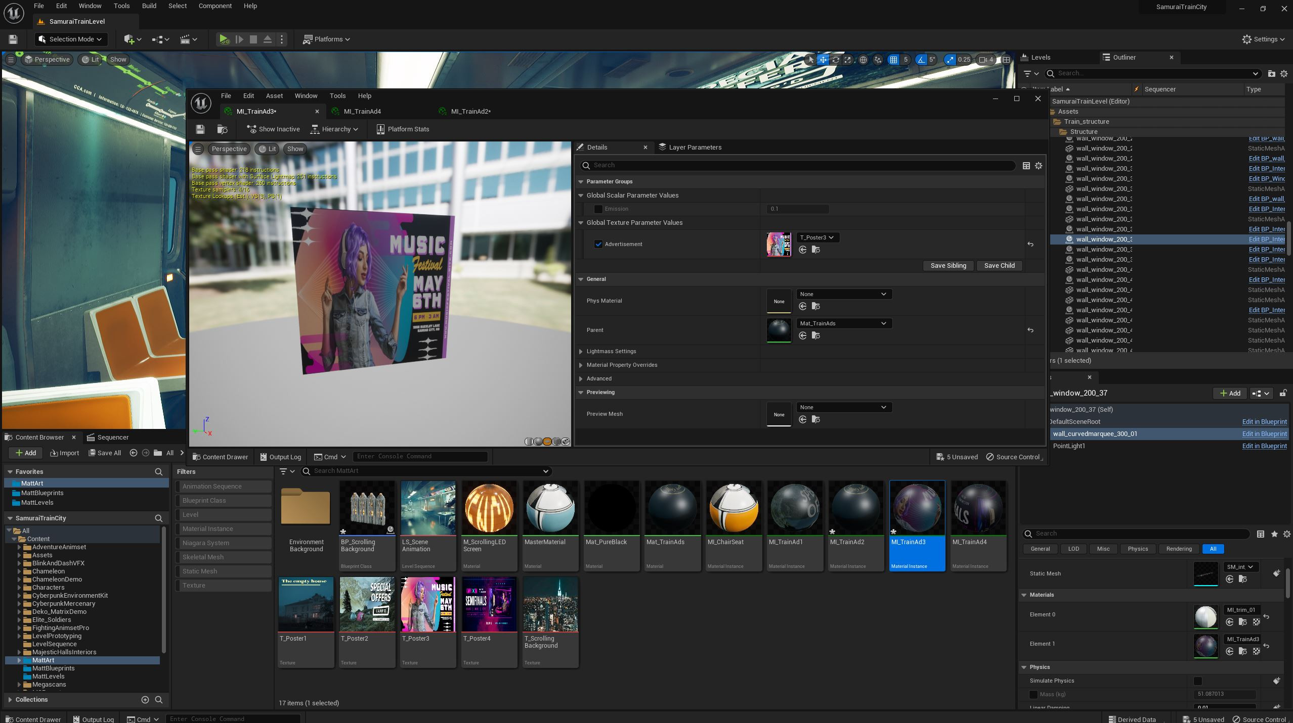 Matthew Palaje - Train Action Scene | Unreal Engine 5