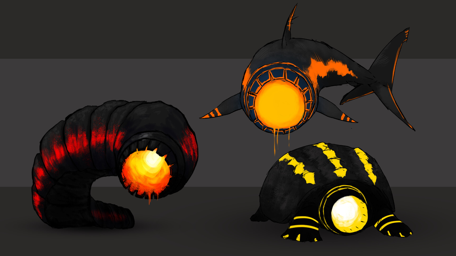 RekNak - JET HEADS Creature Concept Art