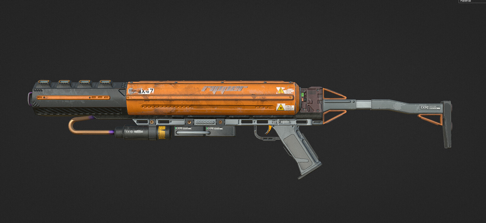 Vitalii Pyvovar - - Ripper - Fantastic shotgun concept