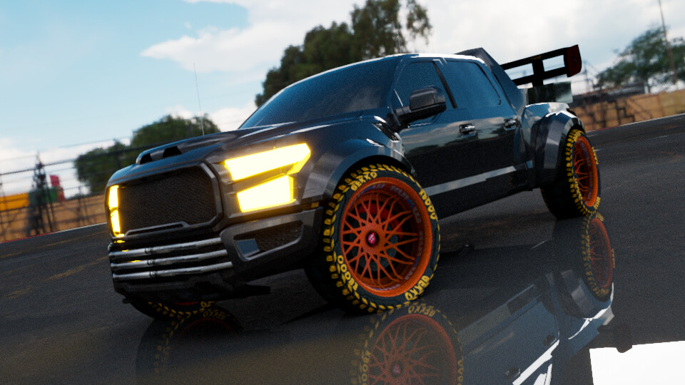 ArtStation - Fictional Truck 3D model