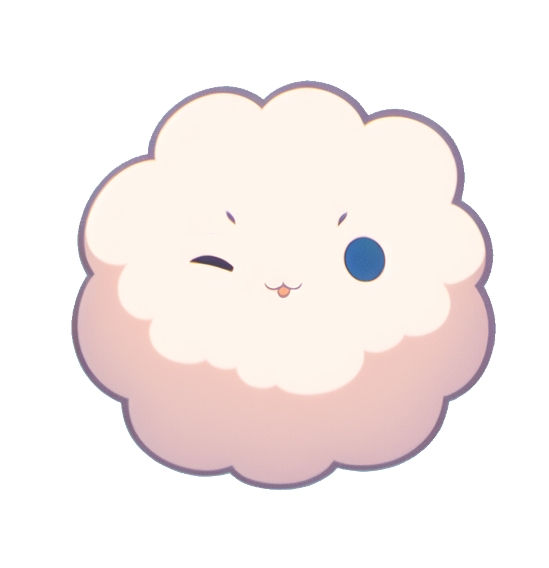 ArtStation - Fluffy ball as my LIVE2D avatar