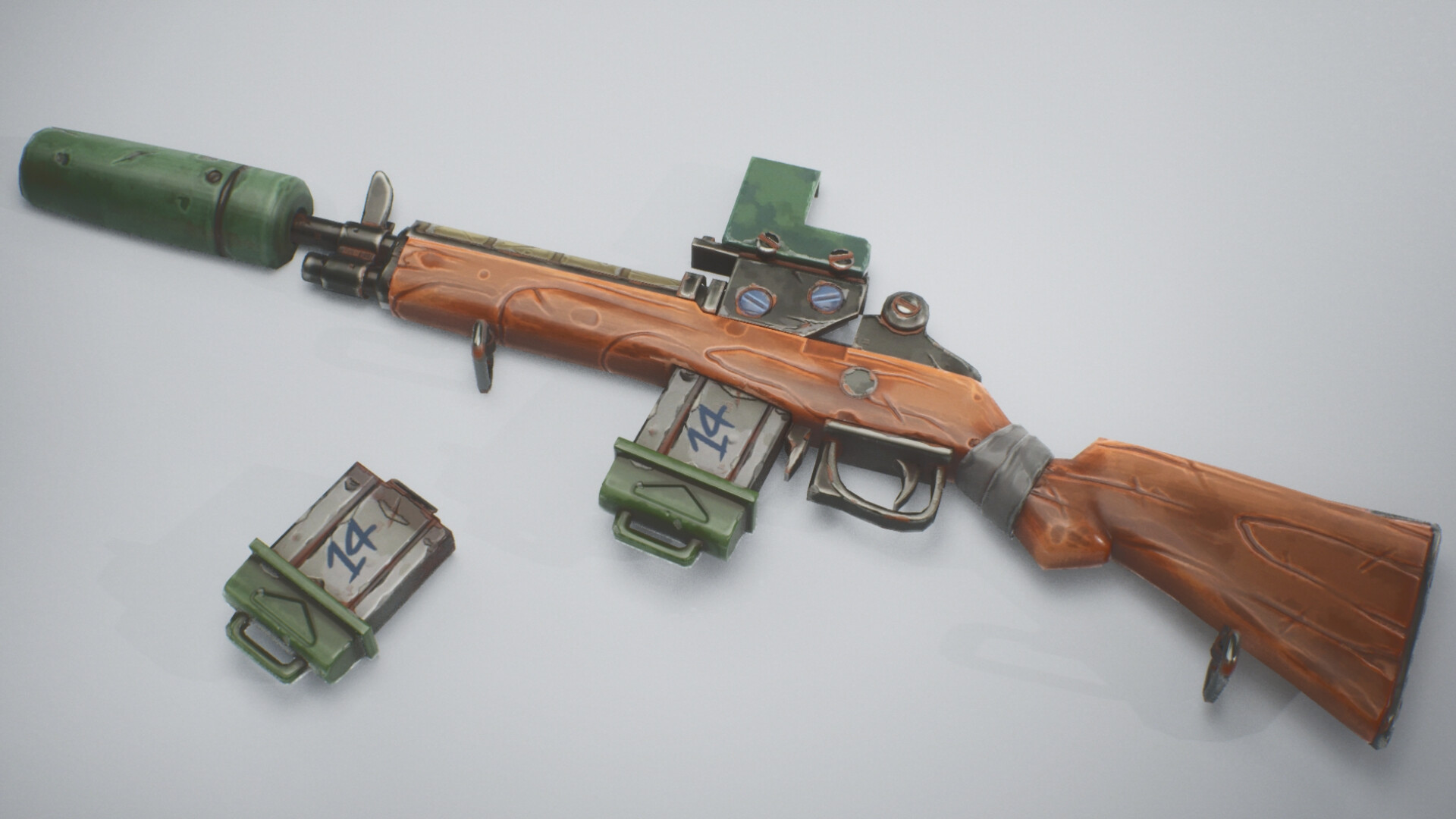 Michele Marchionni - Custom M14 - Stylized Rifle
