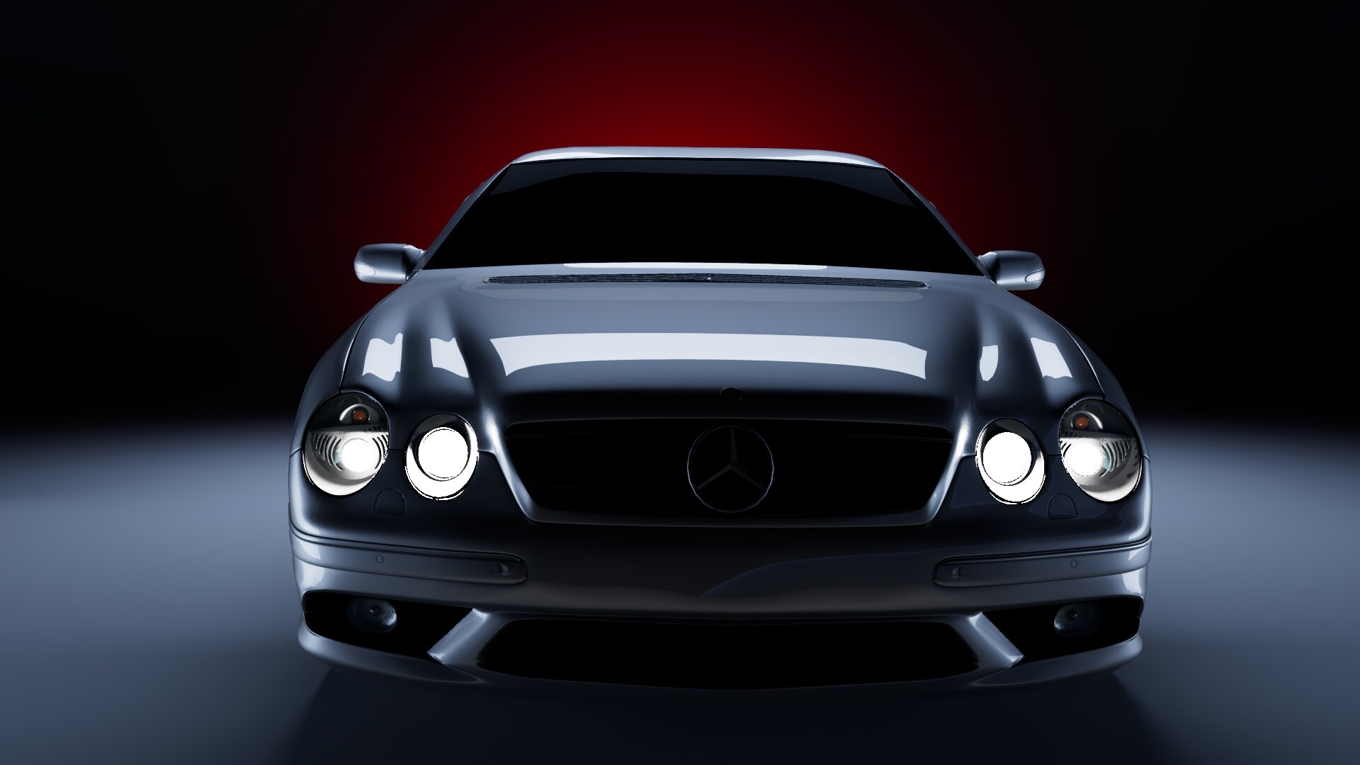 ArtStation - Mercedes CL 55 AMG (w215)