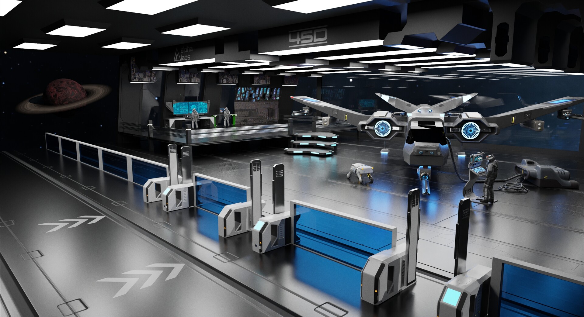 ArtStation - Sci-Fi Scene Concept Art