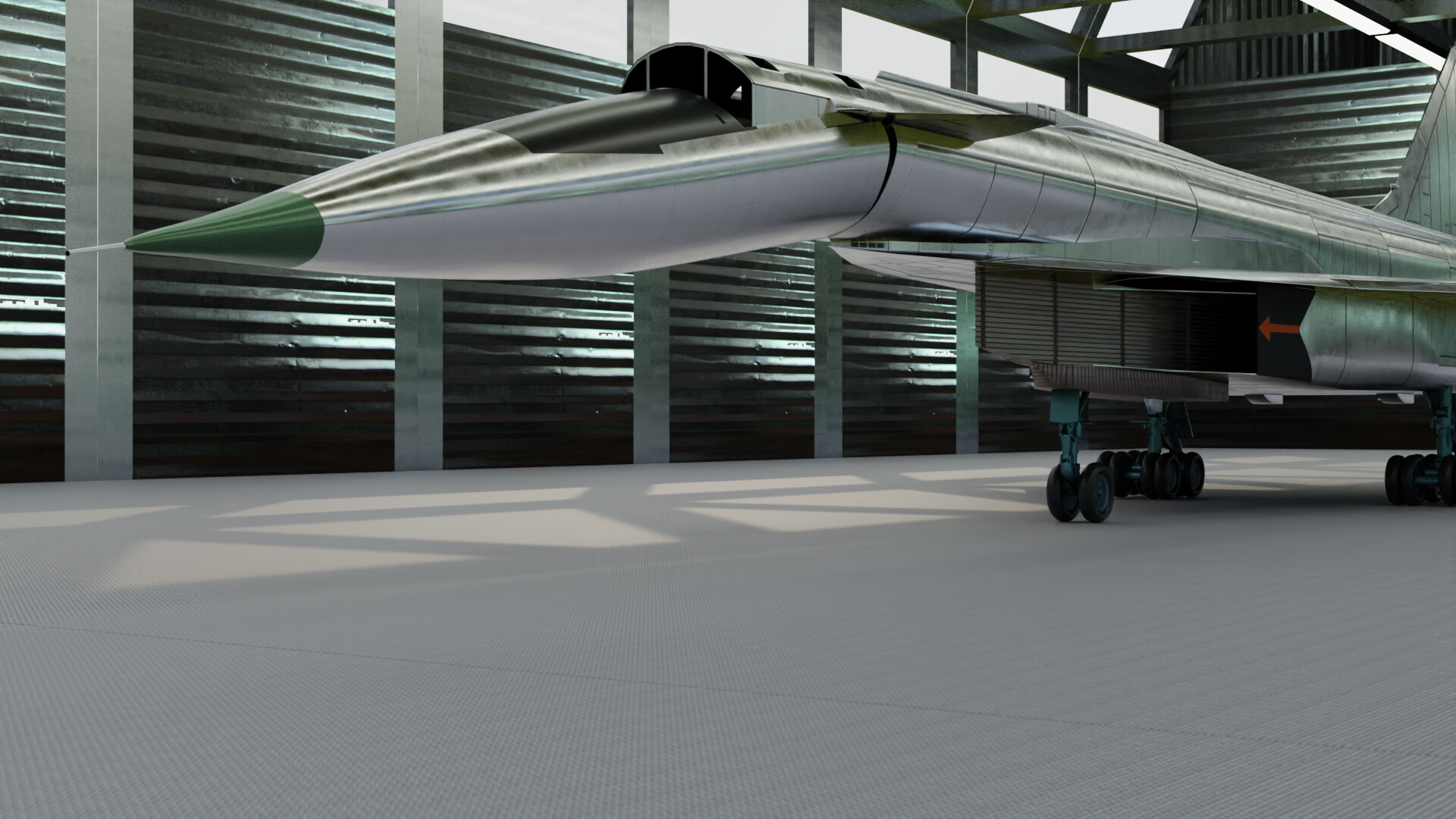 ArtStation - Soviet Valkyrie Sukhoi T-4 Sotka