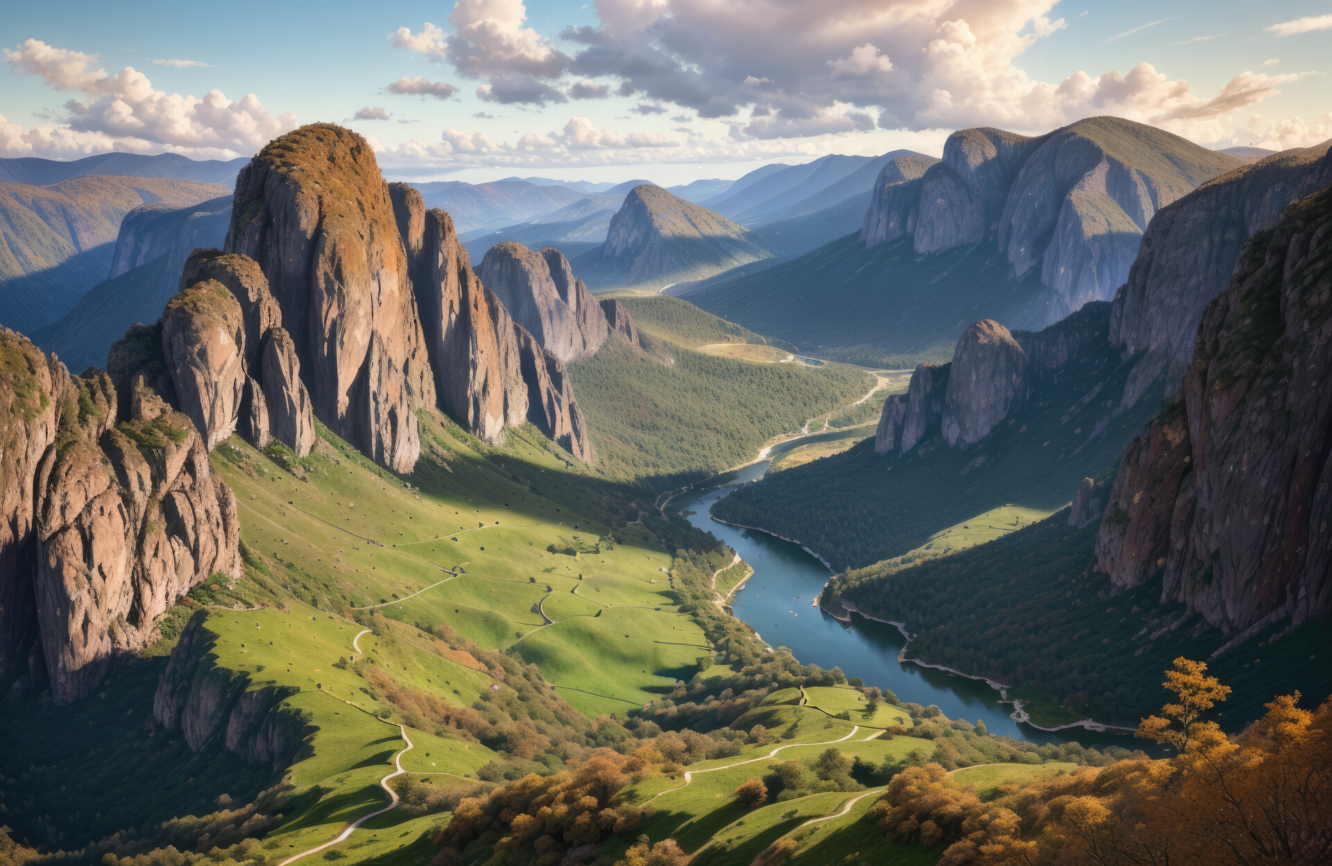 ArtStation - Wallpaper material Landscape