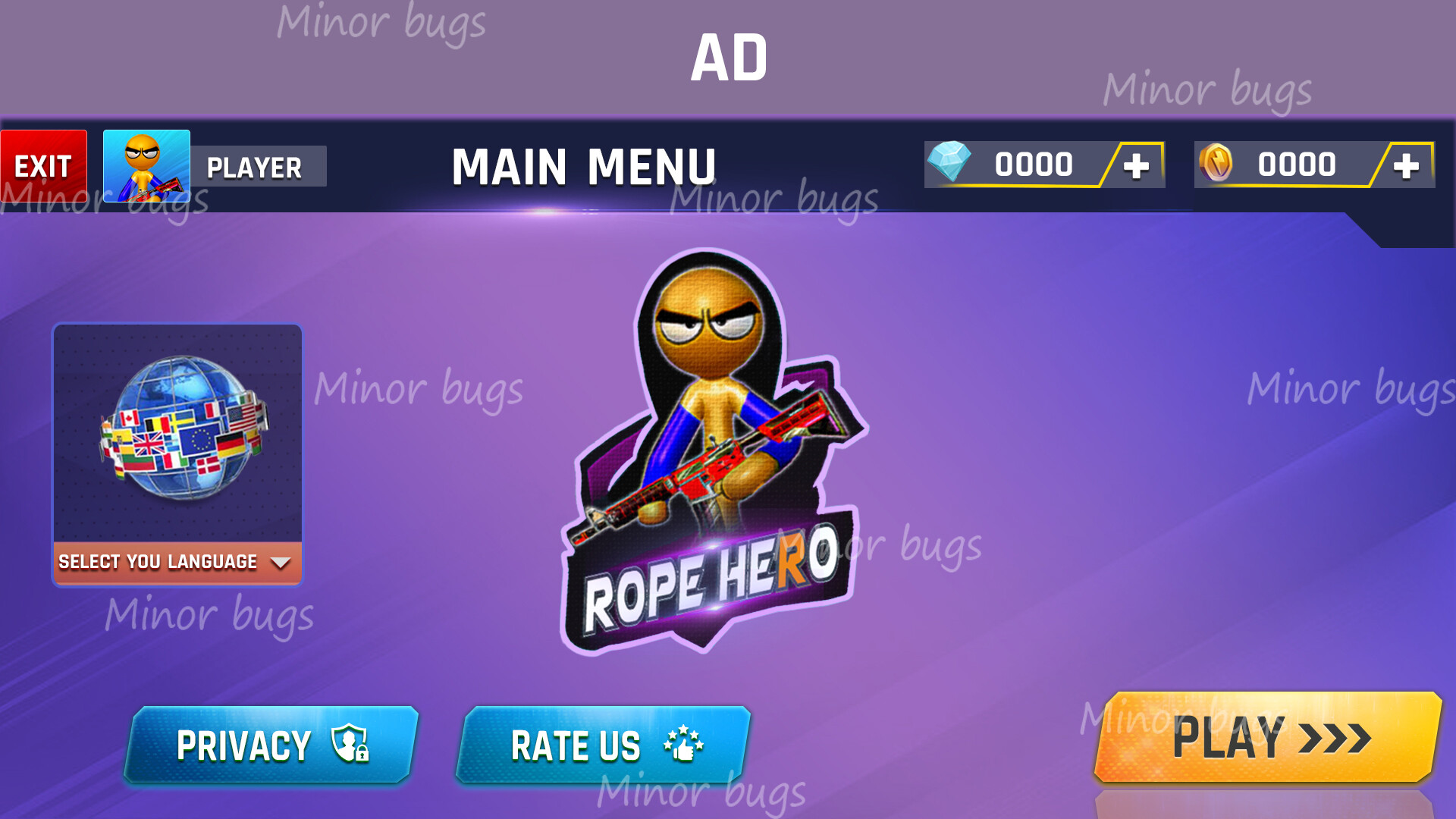 ArtStation - Stick_Man Game UI