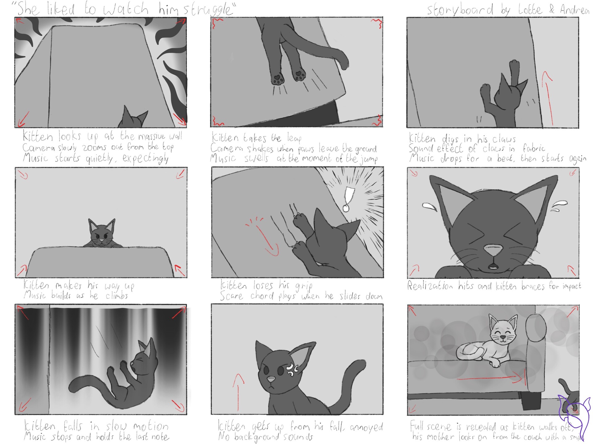 ArtStation - Kitten Storyboard
