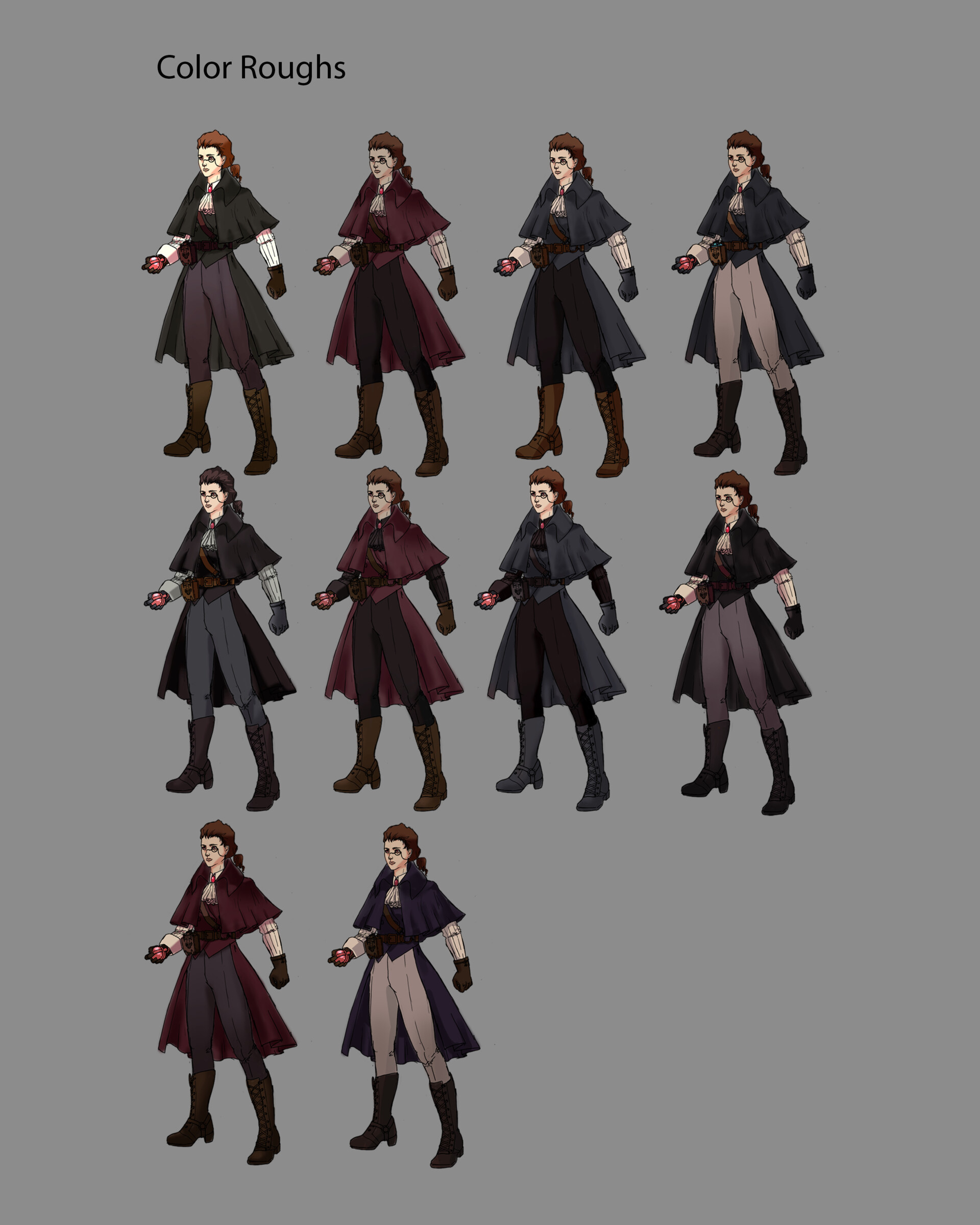 Christine Hou - Steampunk Noble - Original Character Concept