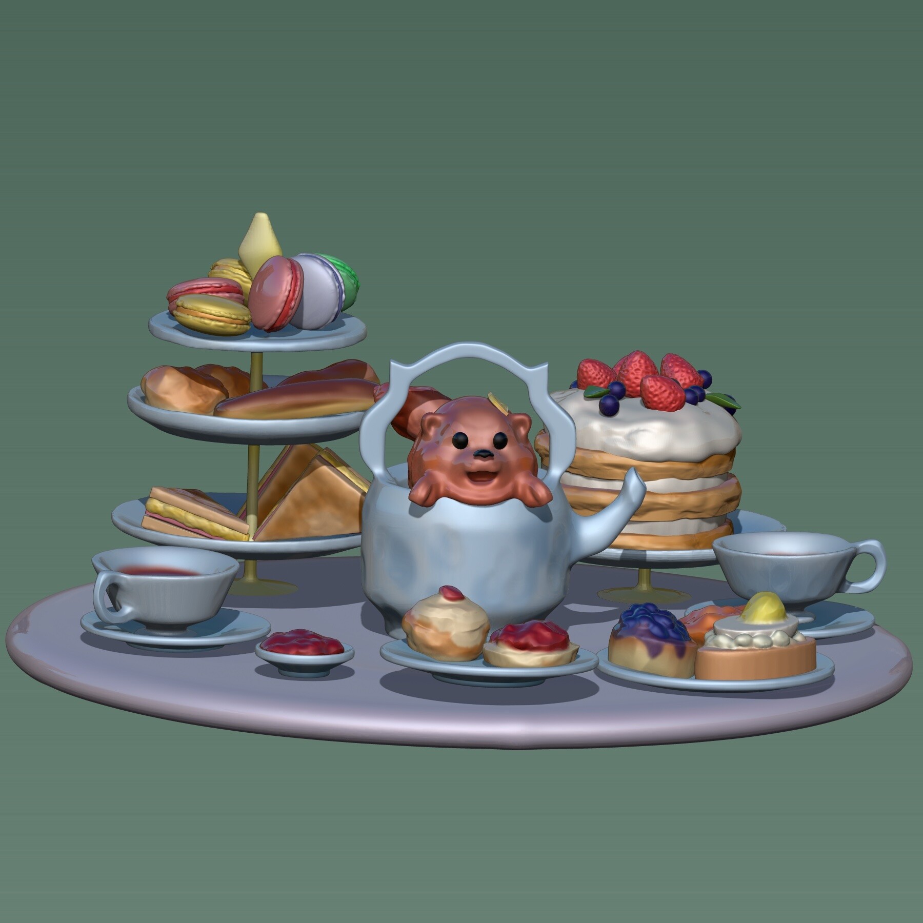 ArtStation - Tea time