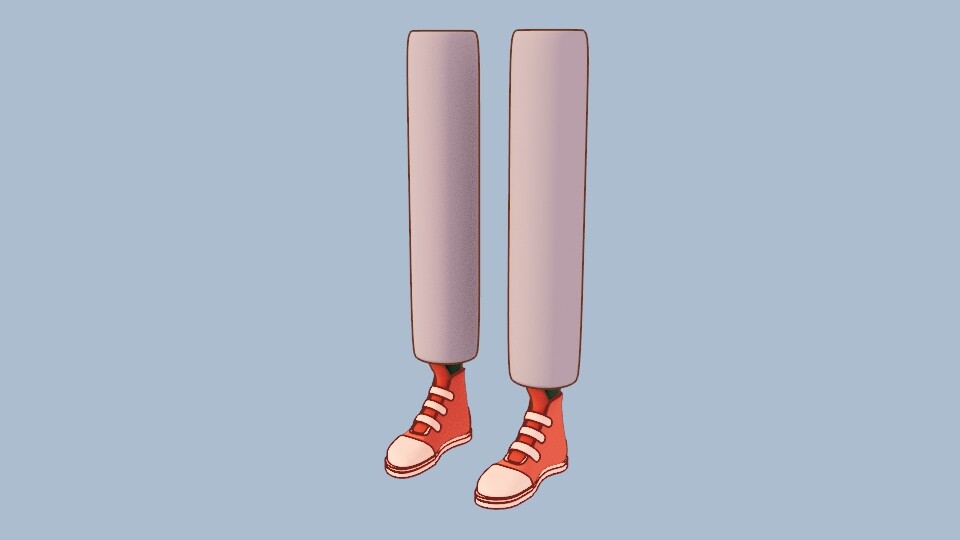 ArtStation - Converse Legs for Market Mischief