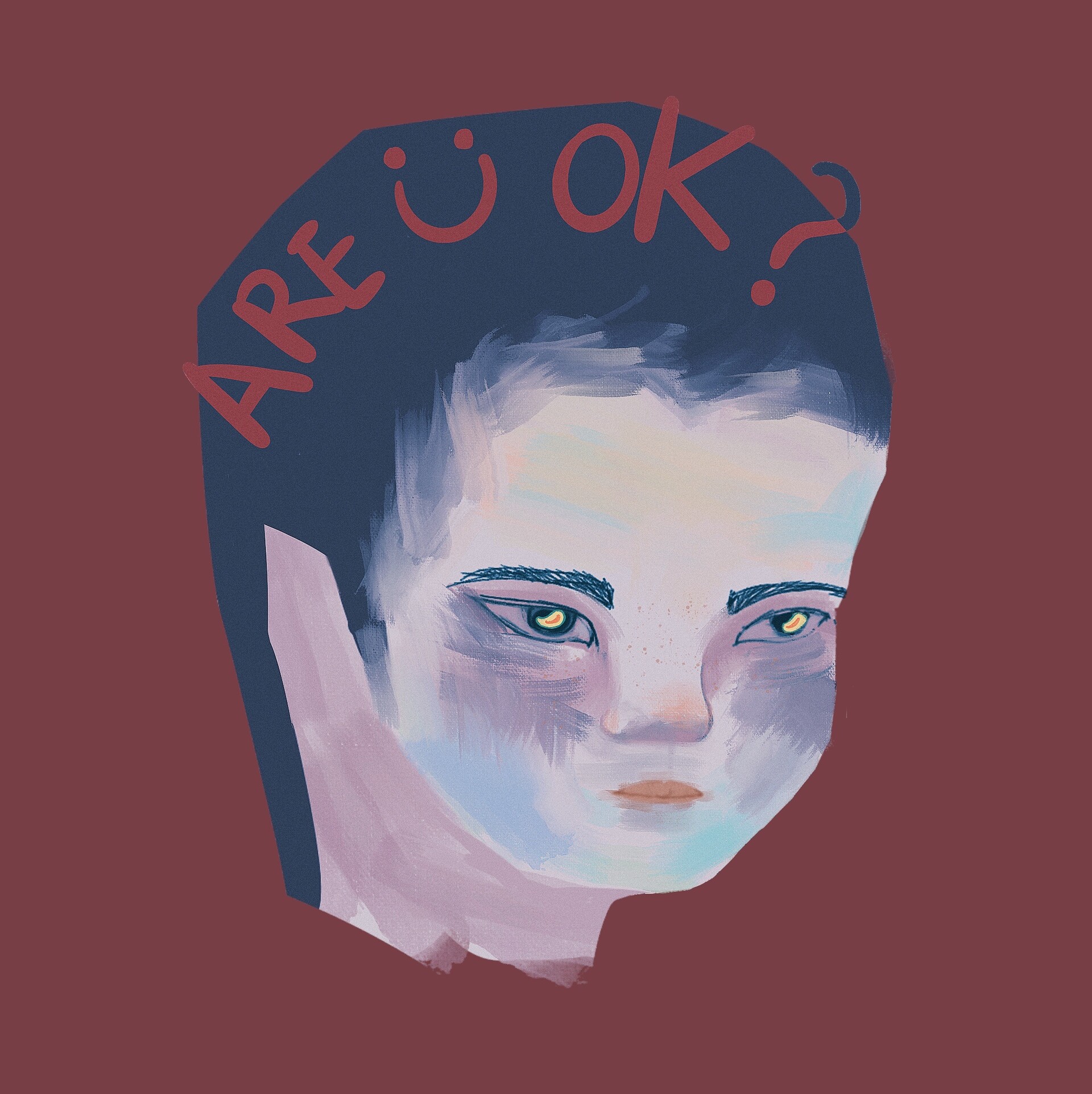 ArtStation - Sad face