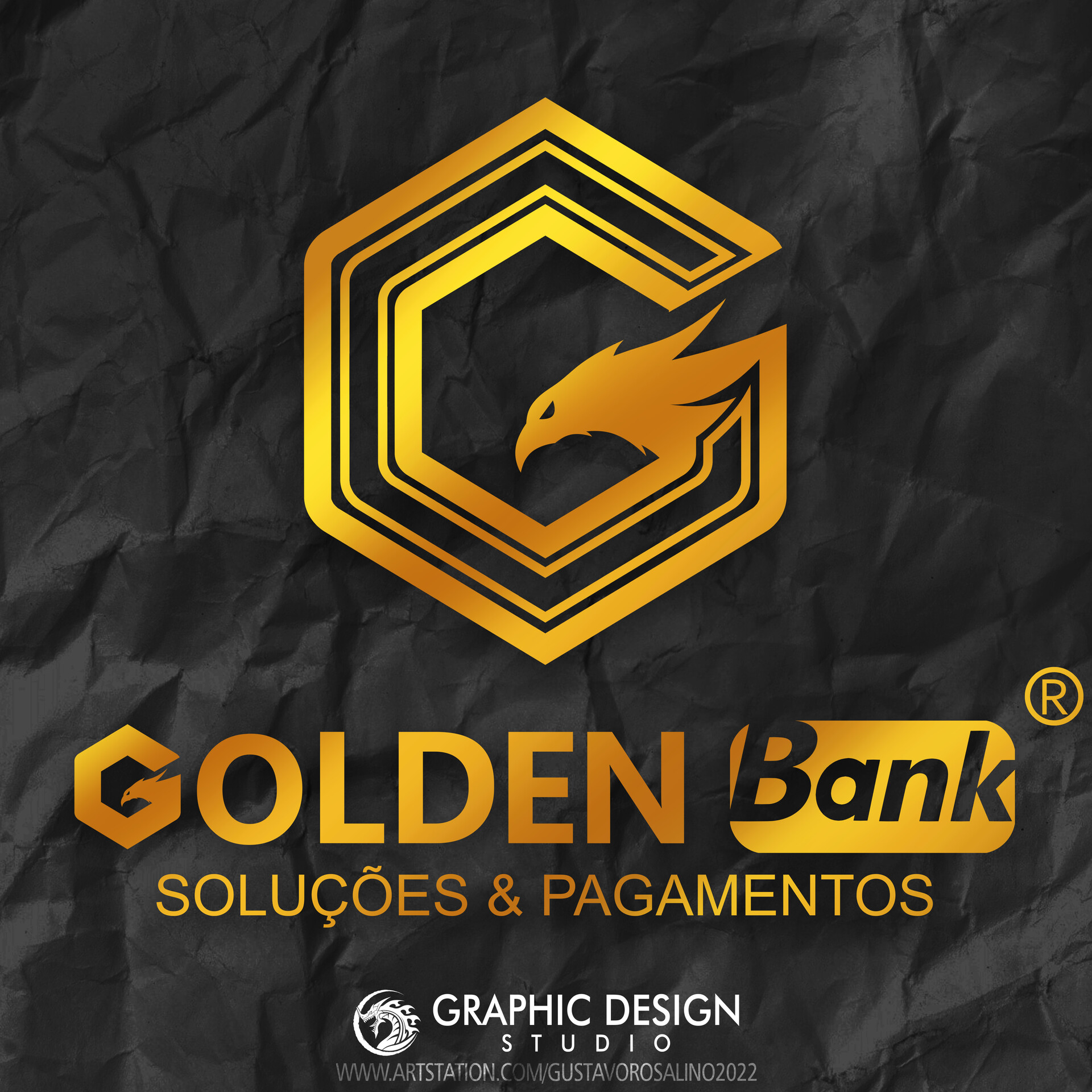 ArtStation - Logotipo (Golden Bank)