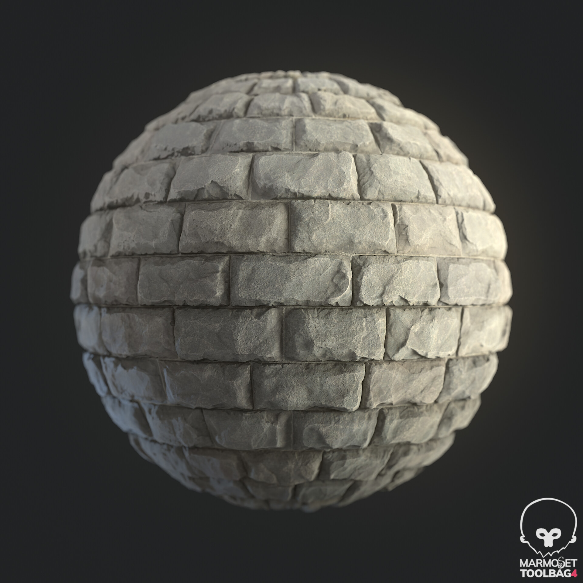 ArtStation - Stone wall material practice