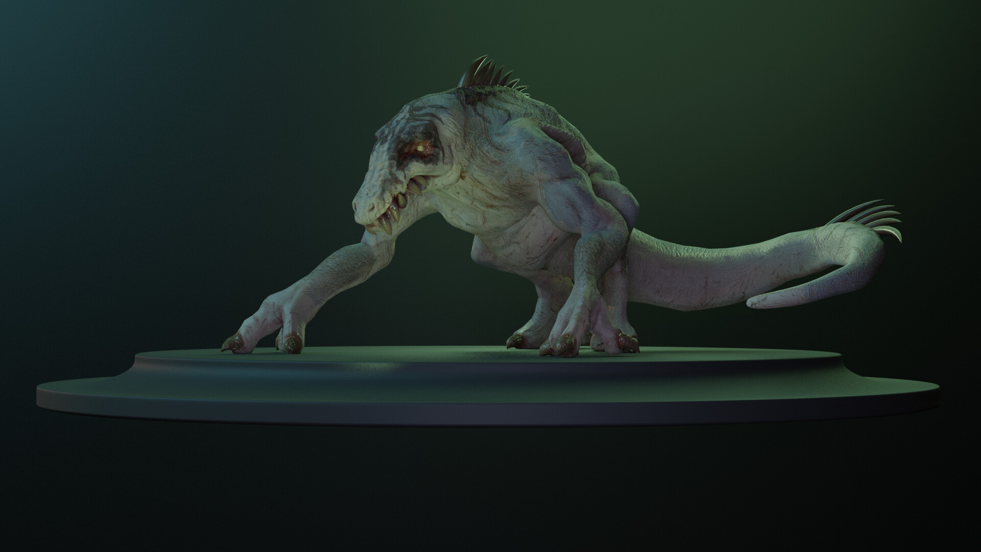 ArtStation - Sally the swamp beast