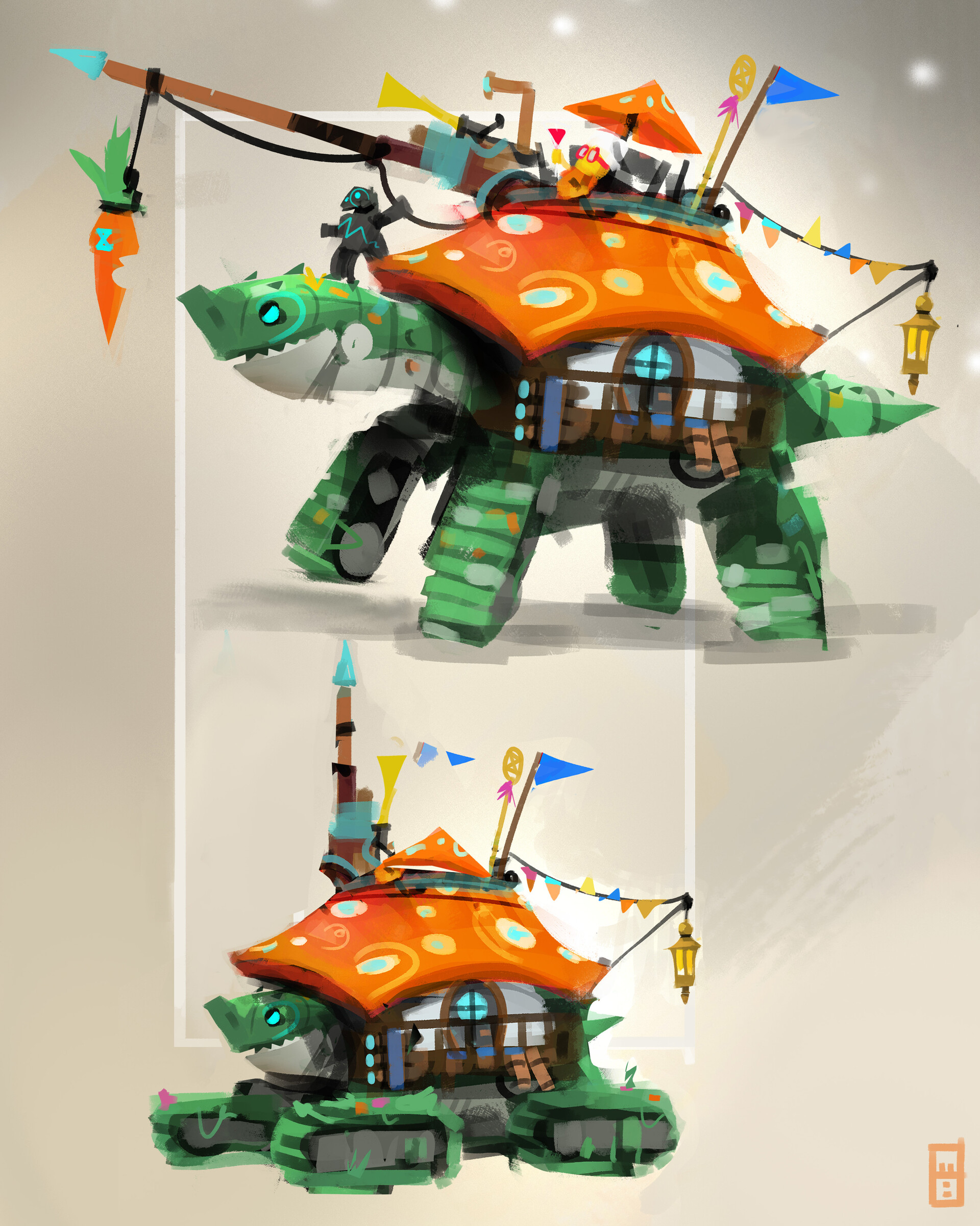 Betteker Art - LEGO Dreamzzz Mrs. Castillo's Turtle Van
