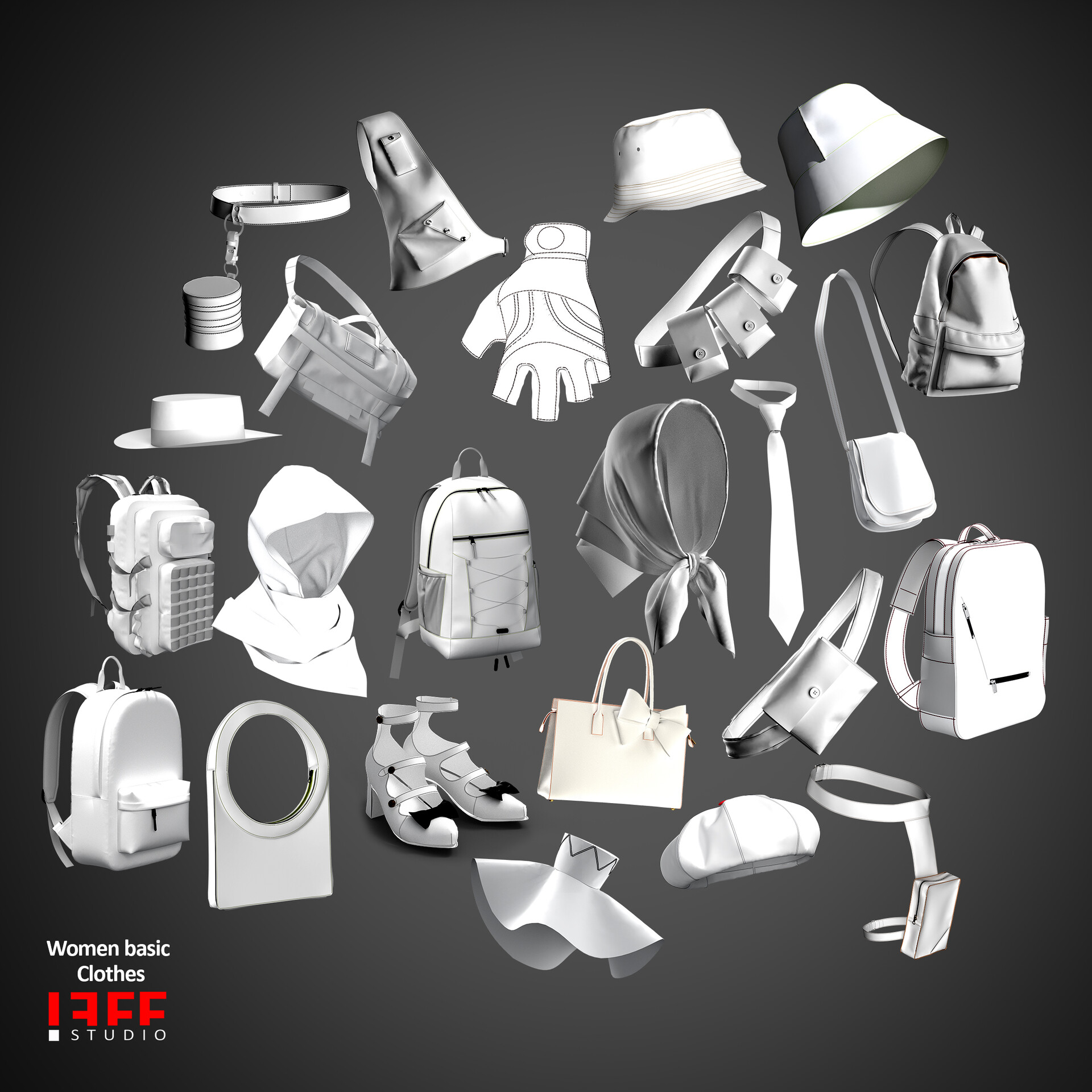 ArtStation - Basic clothes and accessories