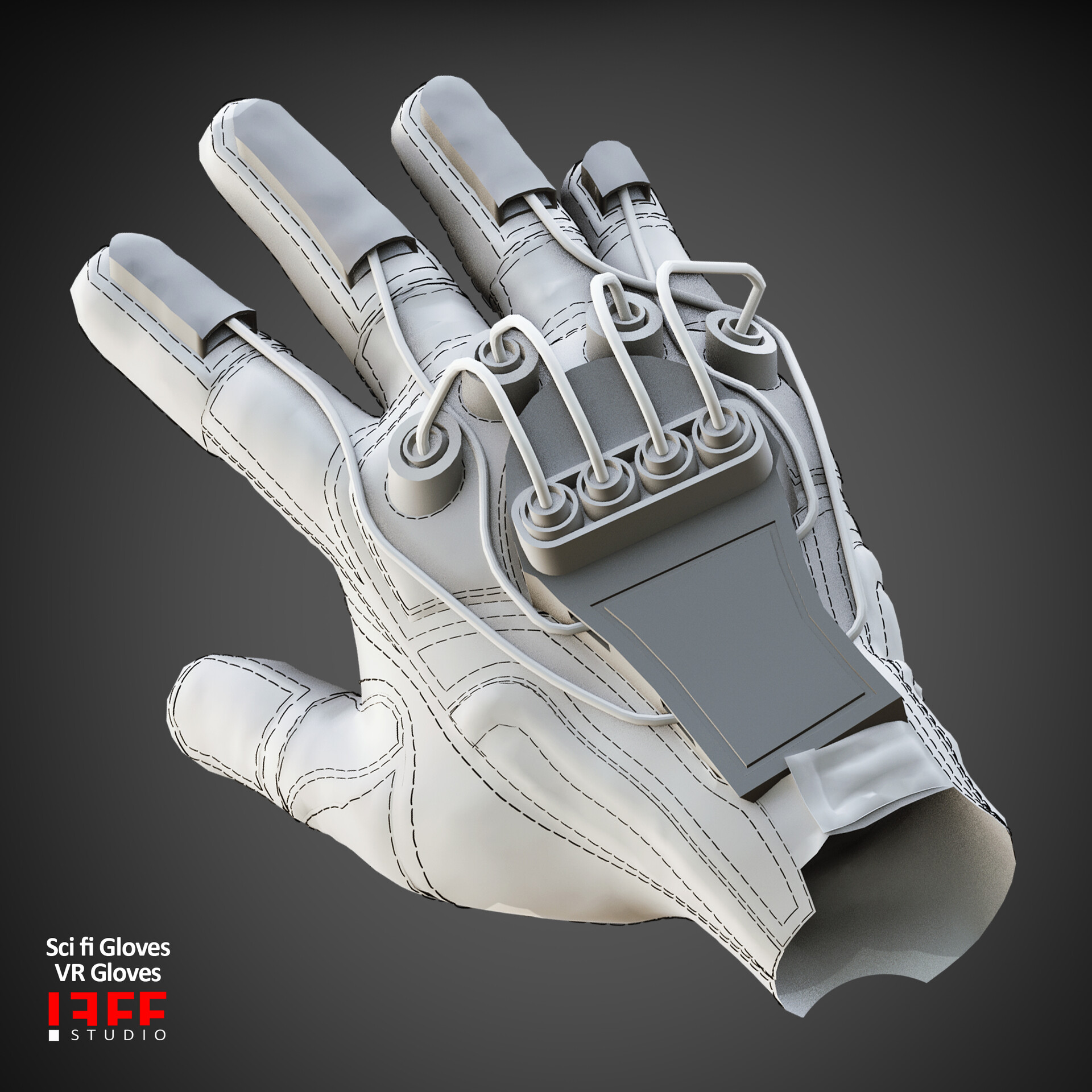 ArtStation - Vr gloves/ sci fi gloves models