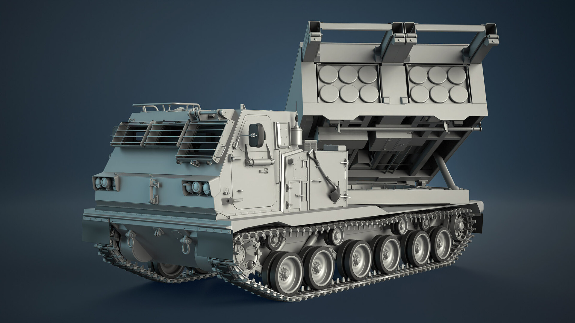 Serhii Ryzhkov - M270 MLRS The High-Poly 3D-Model
