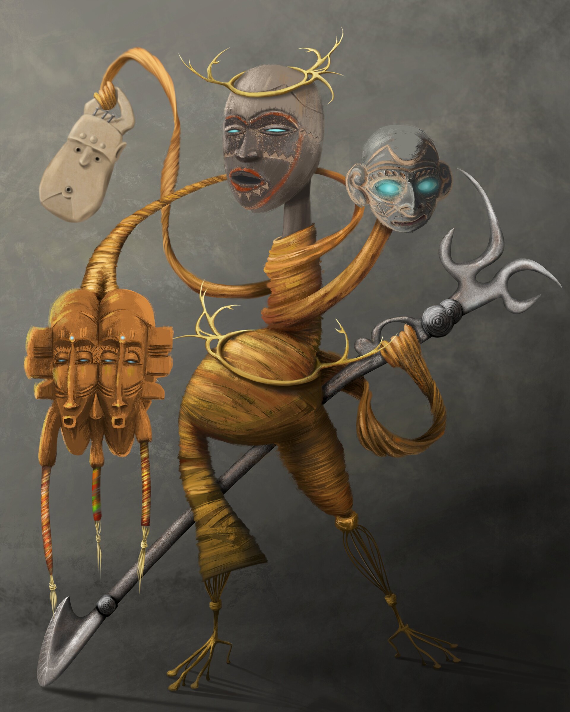 ArtStation - Many Faced King