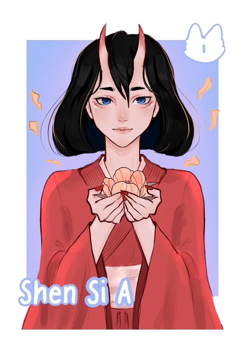 ArtStation - Shen Si A - Demon Oni