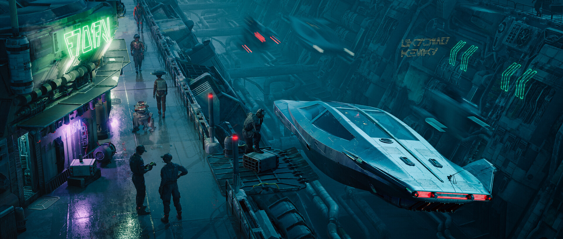 ArtStation - Sci-Fi / Cyberpunk Environment