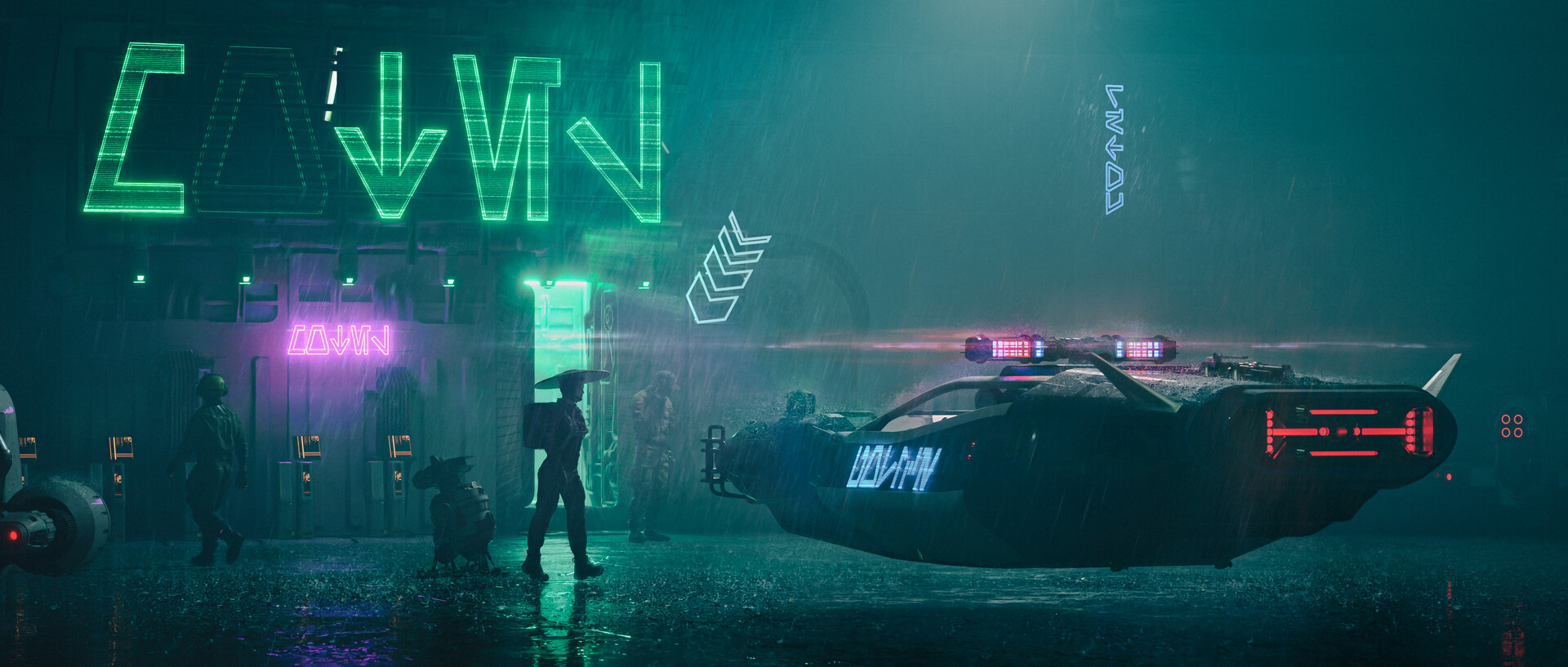 ArtStation - Sci-Fi / Cyberpunk Environment