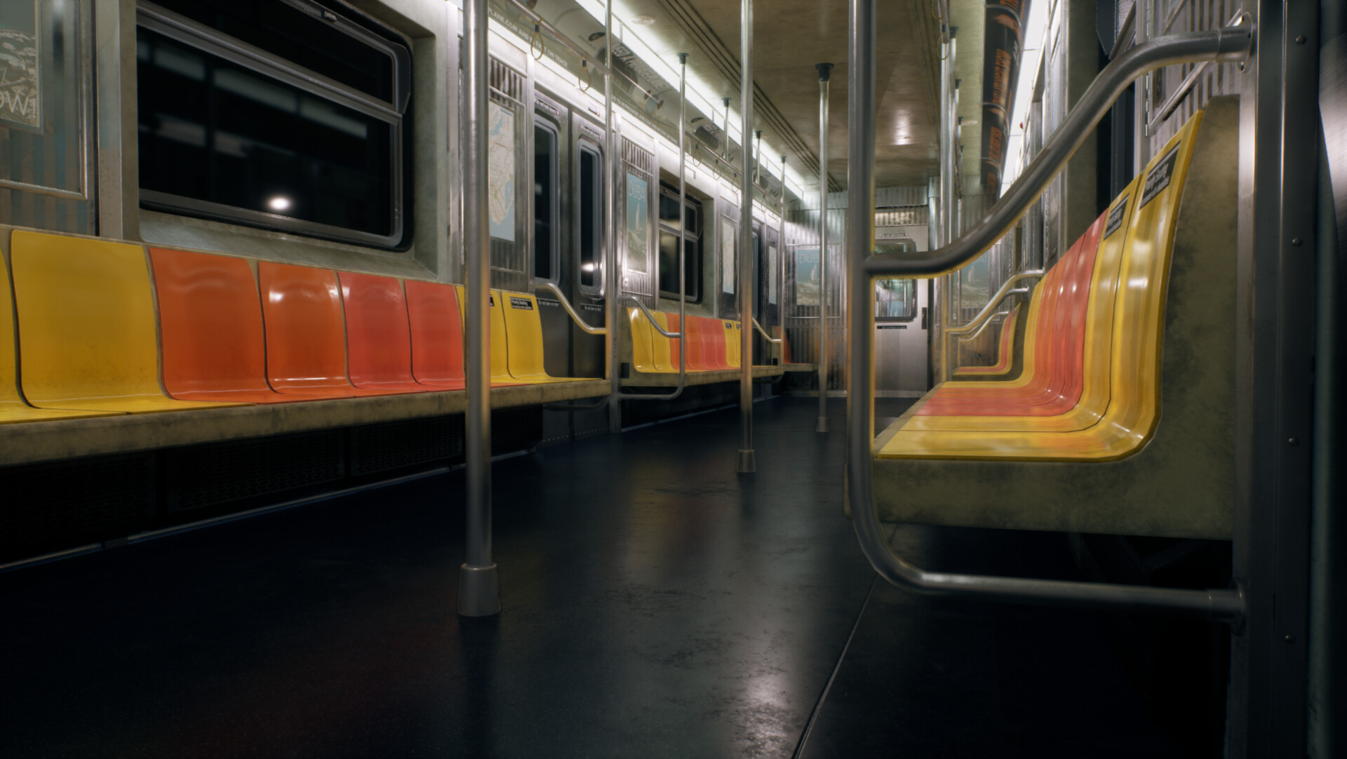 ArtStation - metro train