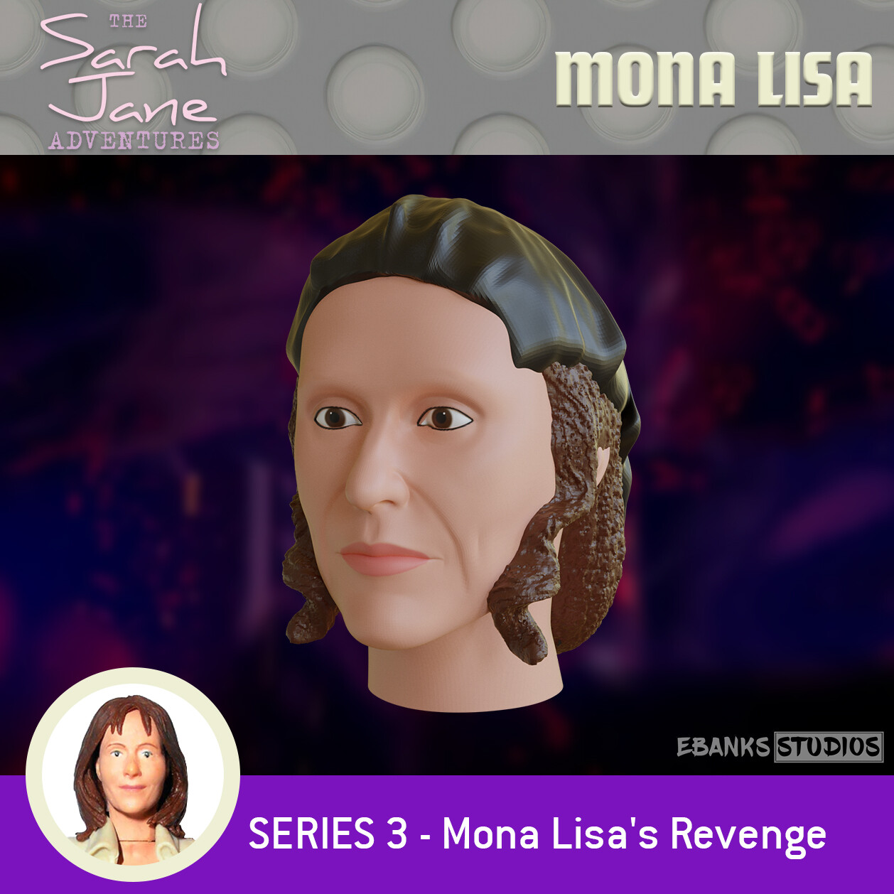 ArtStation - Mona Lisa Custom Doctor Who Figure Head