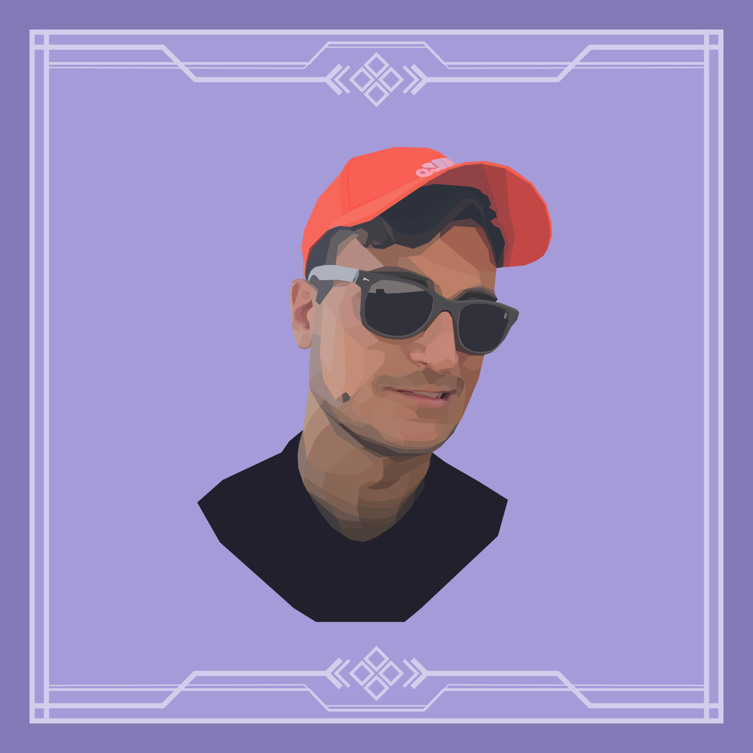 ArtStation - Lowpoly avatar (vector graphics)