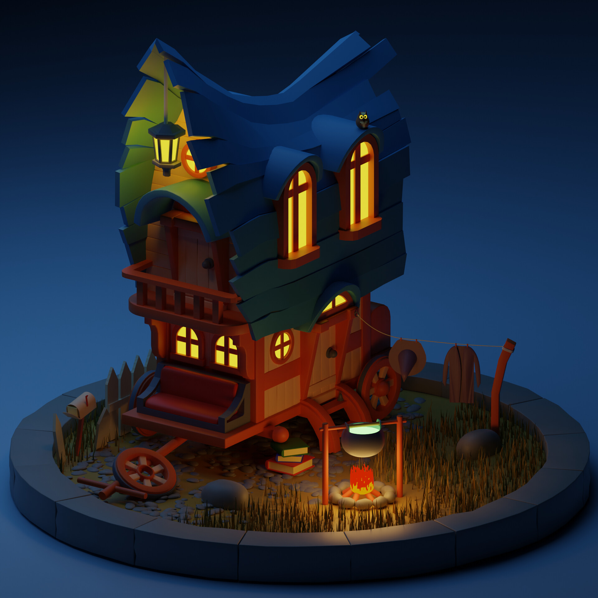 ArtStation - Mystery wagon