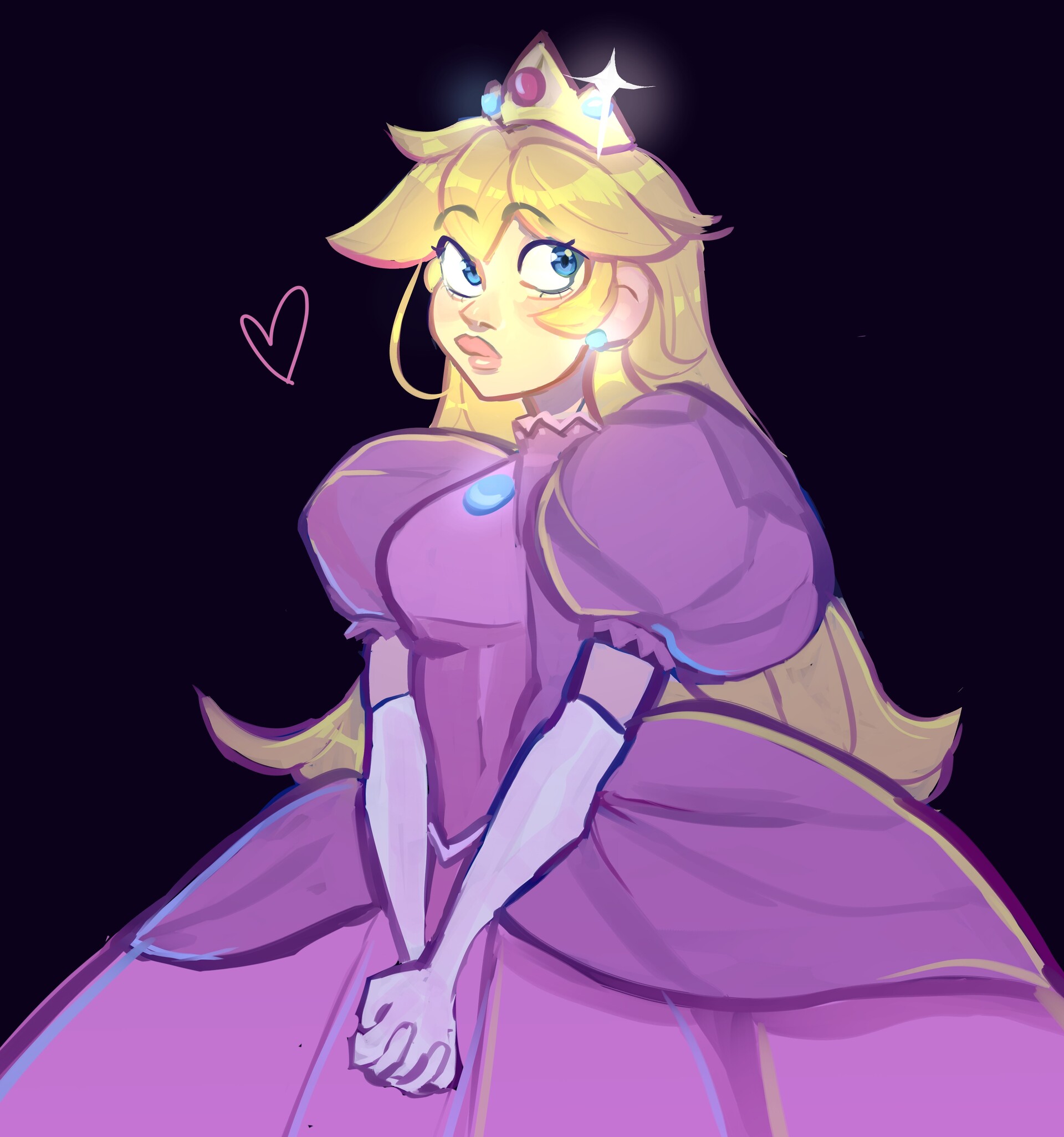 ArtStation - PEACHES-MARIO BROS