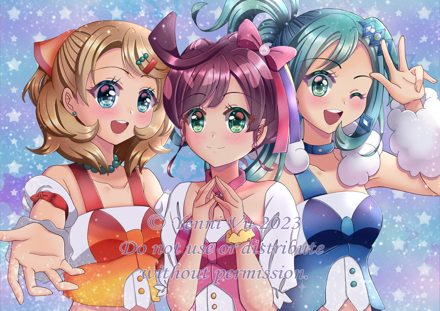 ArtStation - Pokémon Contest Girls