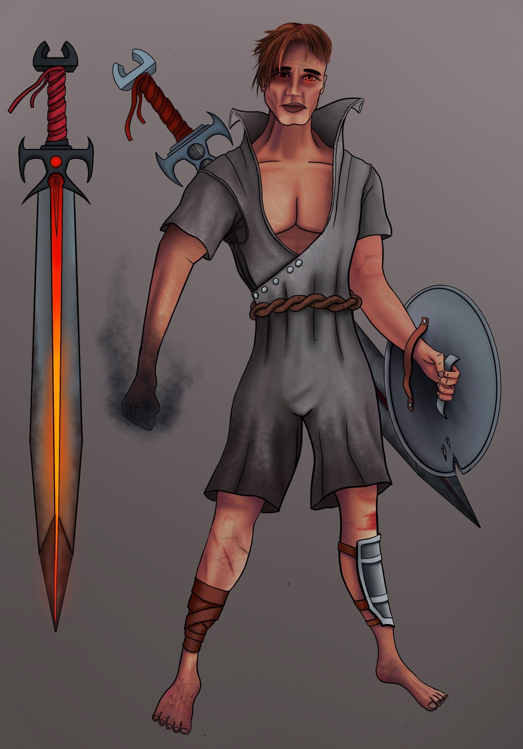 ArtStation - Gladiator - Slave - Character concept