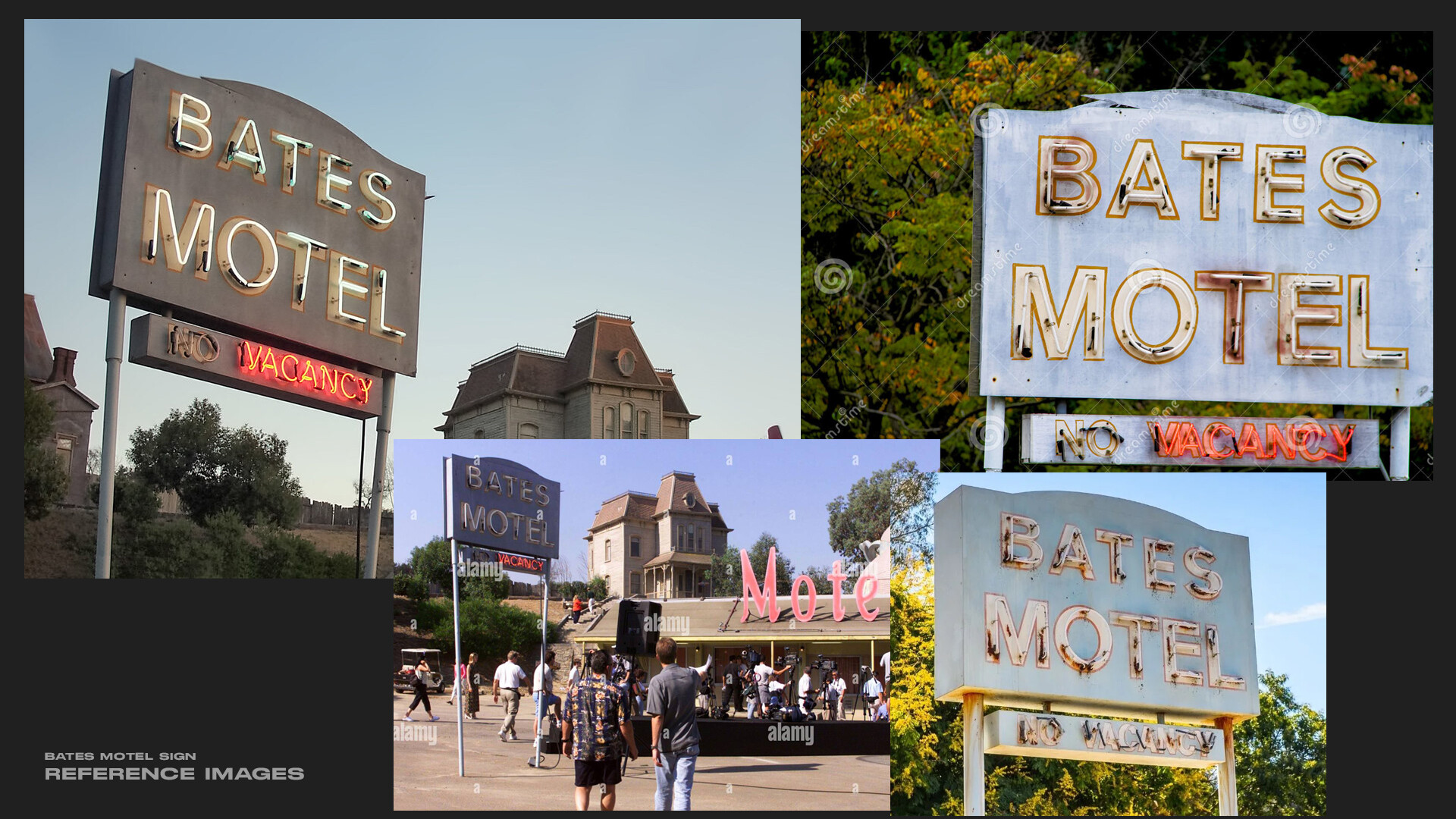 Rob Mir - BATES MOTEL SIGN