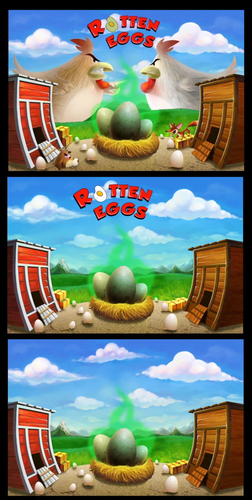 Andres Isaac Alvarez - Rotten Eggs Concept Art
