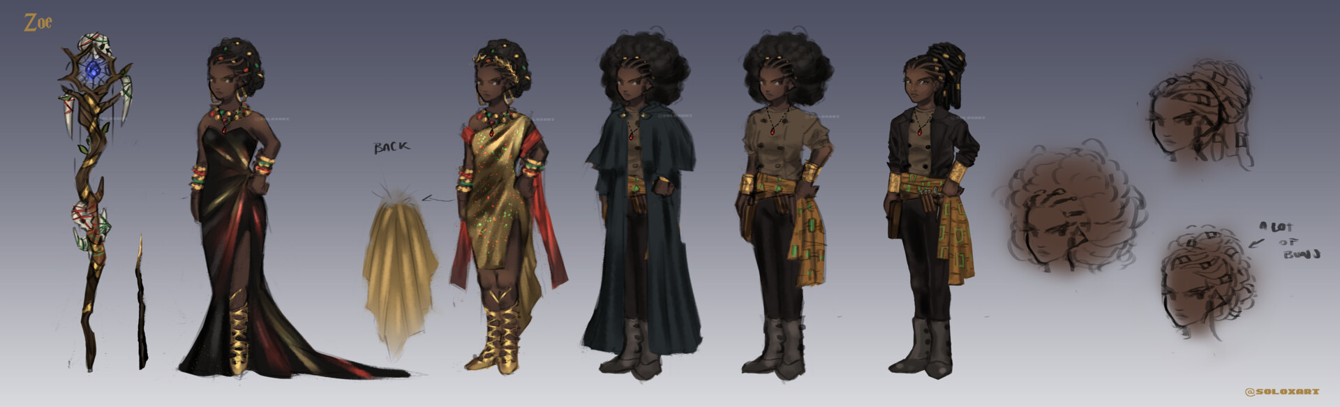 Sol O - Harry Potter Universe Project- Character Design