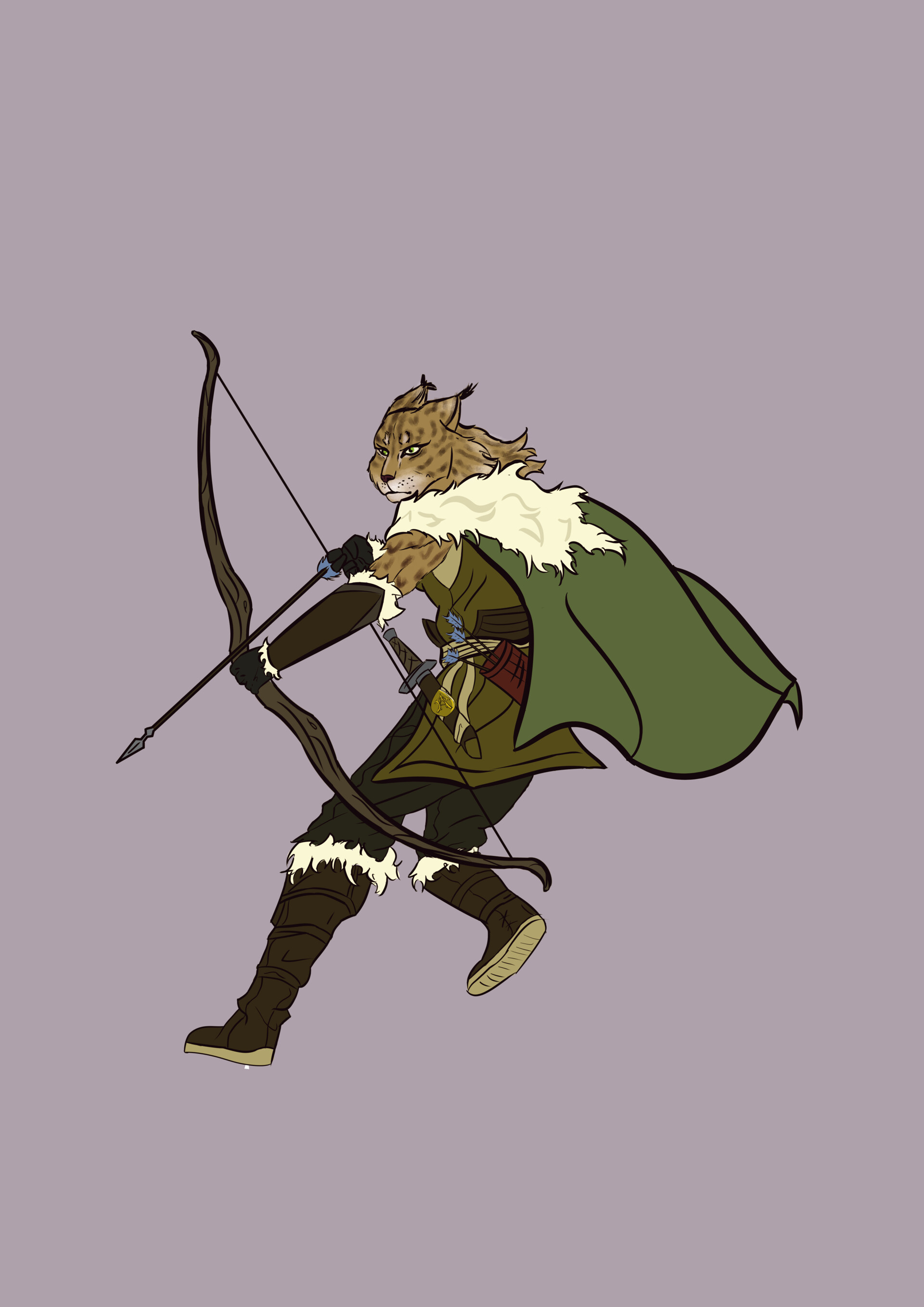 ArtStation - Tabaxi Ranger DND