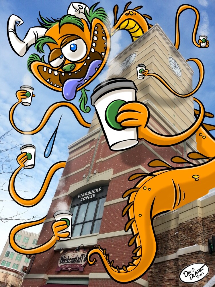 ArtStation - Coffee Monster